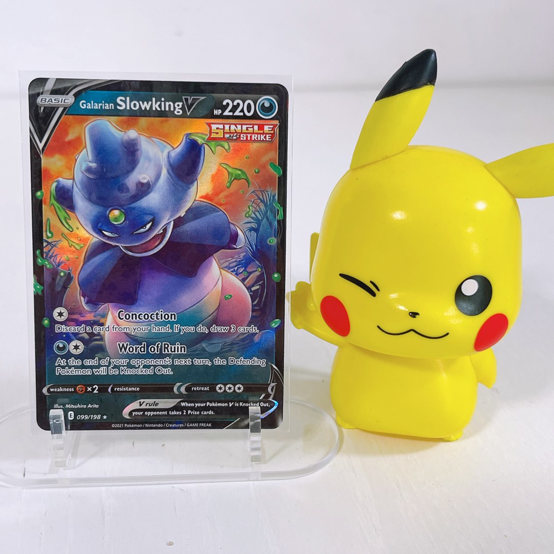 Pokemon Card Game TCG - Chillin Reign - Galarian Slowking V - 99/198 ...