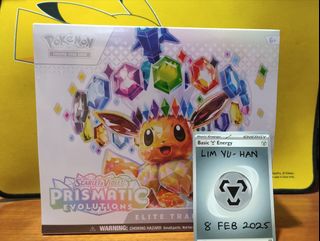 Pokemon PTCG Prismatic Evolution Elite Trainer Box ETB, Hobbies & Toys ...