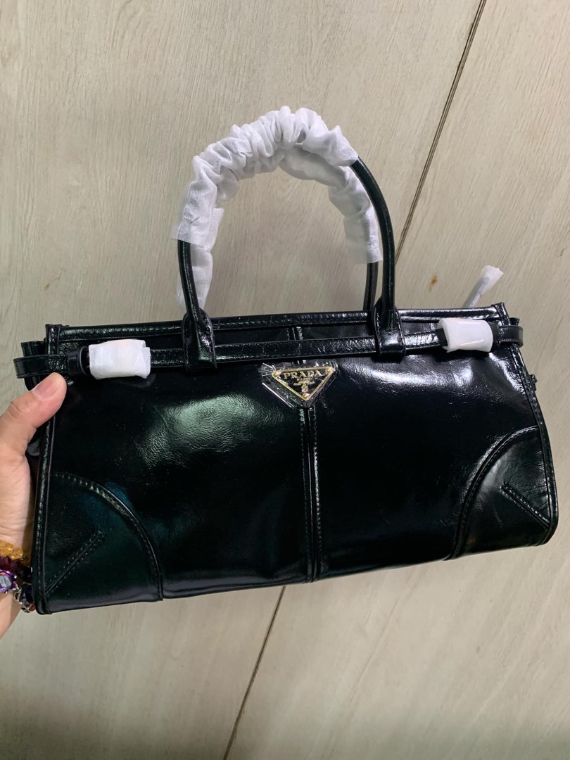 Prada two way bag size 32cm, Luxury, Bags & Wallets on Carousell