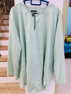Kurta Primavalet in Army Green, Men's Fashion, Muslim Wear, Tops on ...