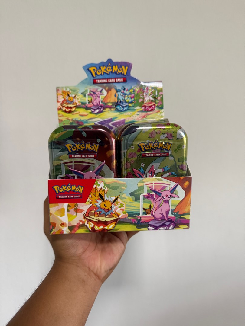 Prismatic Evolution Tin (Left Leafeon) , Hobbies & Toys, Toys & Games ...