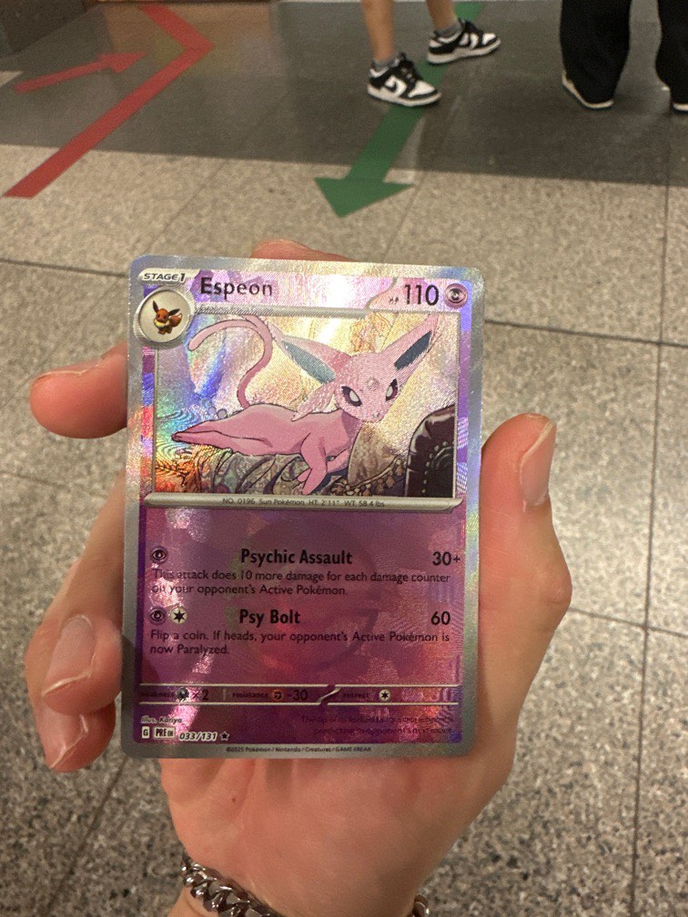 Prismatic Evolutions Espeon (Pokeball), Hobbies & Toys, Toys & Games on ...
