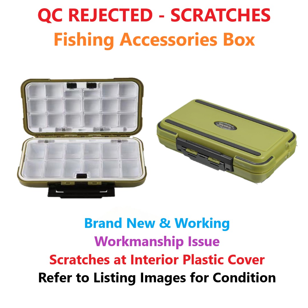 (QC Rejected - Scratches) Fishing Accessories Storage Box | Fish ...
