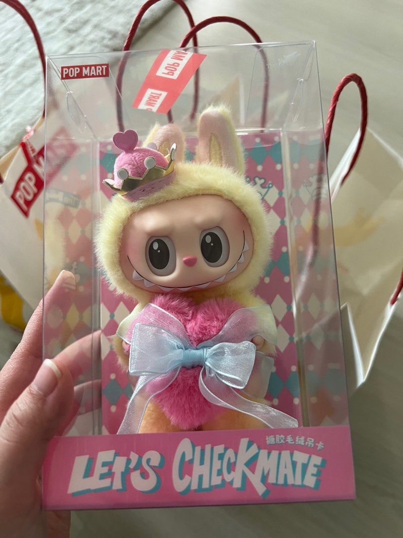 READY STOCK Labubu Let's Checkmate Series - Vinyl Plush Hanging Card ...