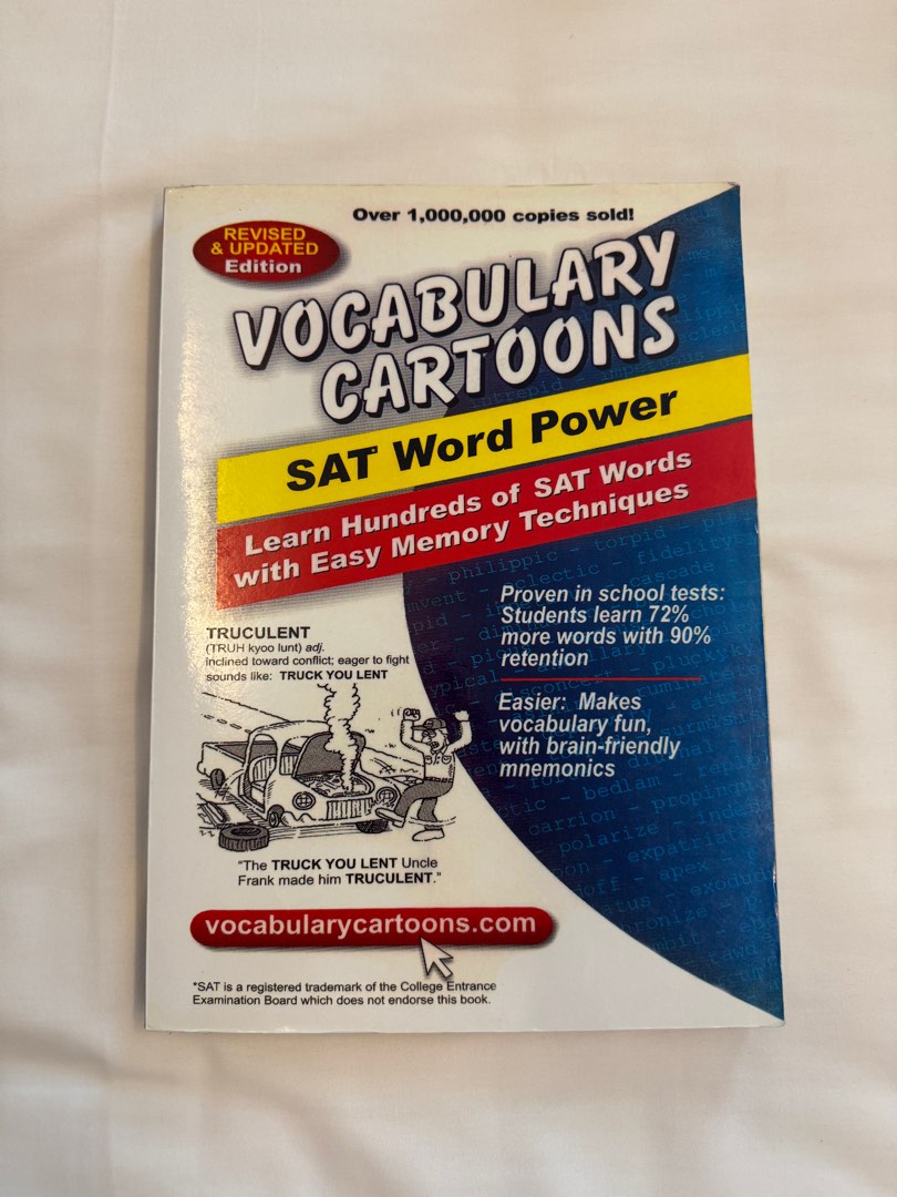 Buku SAT word power, vocabulary cartoons, Buku & Alat Tulis, Buku di ...