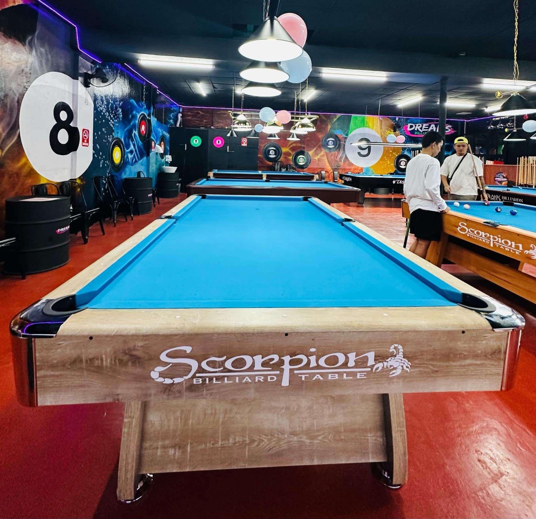 SCORPION GRAY BILLIARD TABLE, Sports Equipment, Sports & Games ...