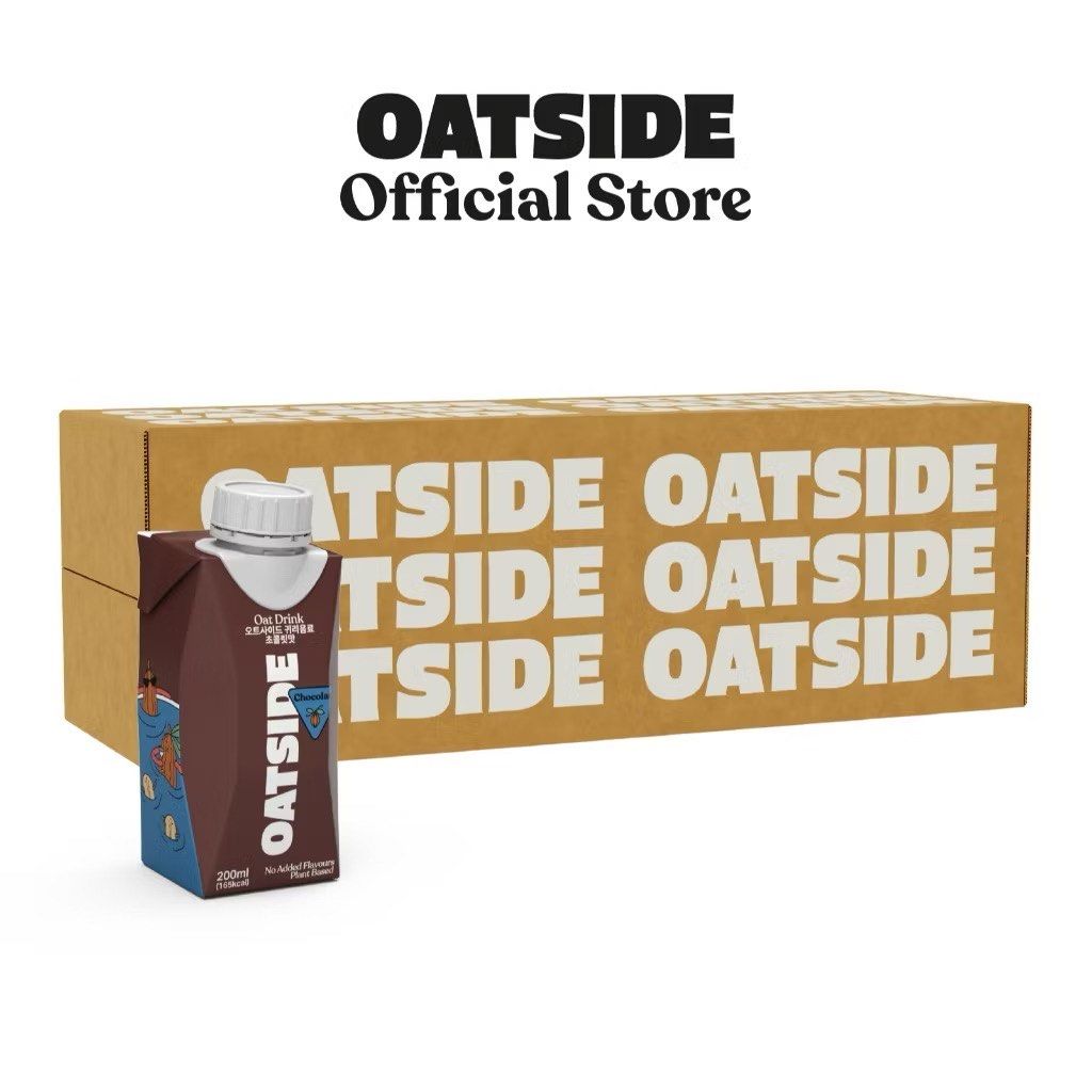 Sealed instock Authentic OATSIDE Chocolate Oat Milk (200ml x 24) Pocket ...