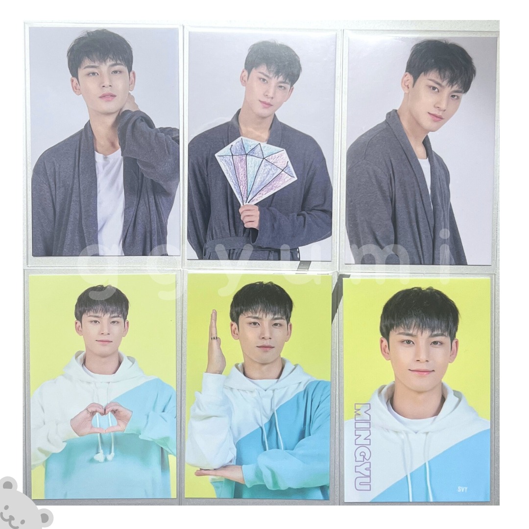 SEVENTEEN Caratland 2020 merch - Trading Card Photocard set - Mingyu ...