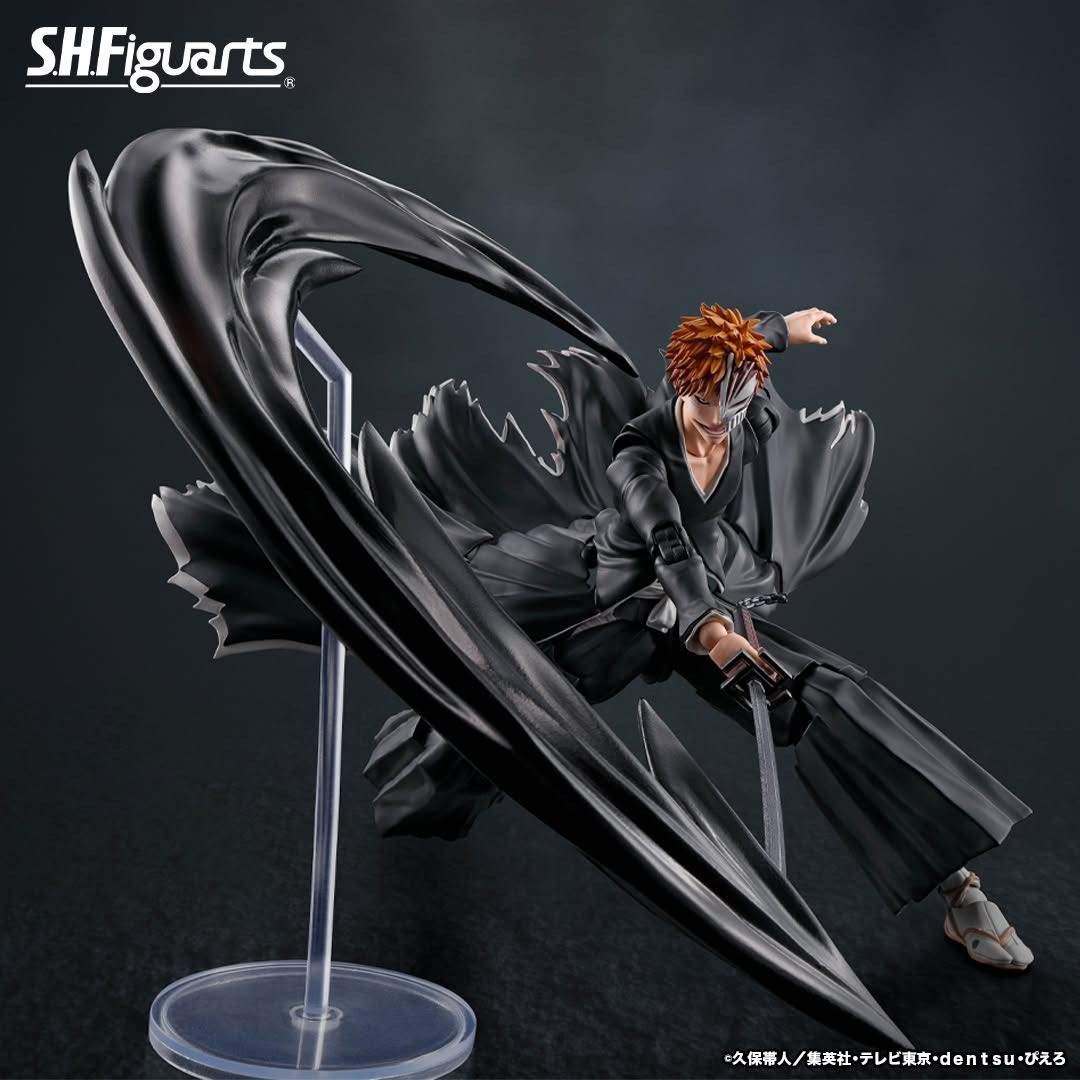 S.H.Figuarts ICHIGO KUROSAKI Getsugatensho Tensa Zangetsu Bleach SHF SH ...