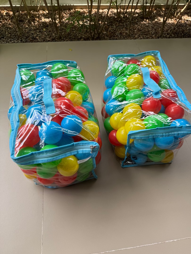 Soft Plastic Coloured Balla, Babies & Kids, Infant Playtime on Carousell