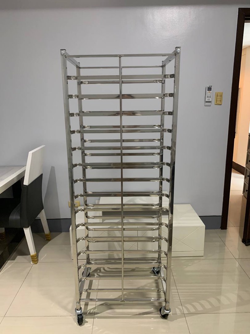Stainless Steel Baking Tray Rack, Furniture & Home Living, Kitchenware ...