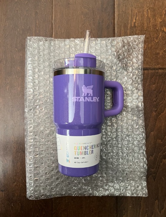 stanley winter wonderland collection dahlia shimmer 20oz tumbler ...