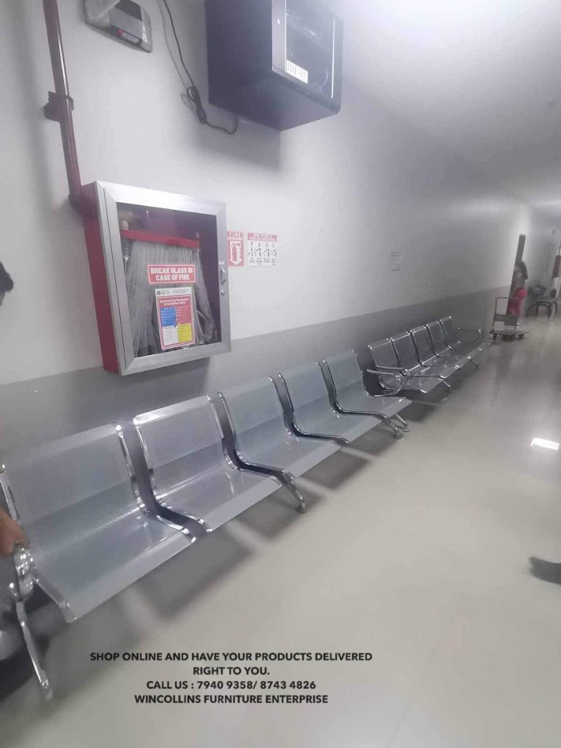 Steel Gang Chairs, Furniture & Home Living, Office Furniture & Fixtures ...