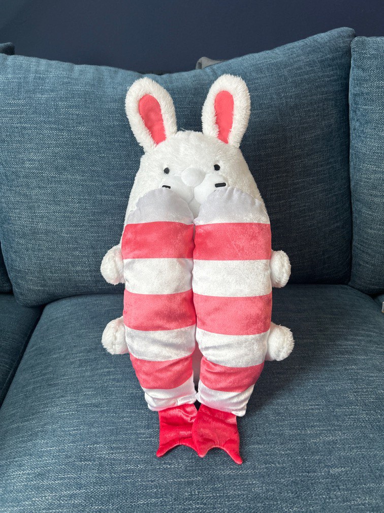 Sushiro soft toy (evil prawn design), Hobbies & Toys, Toys & Games on ...