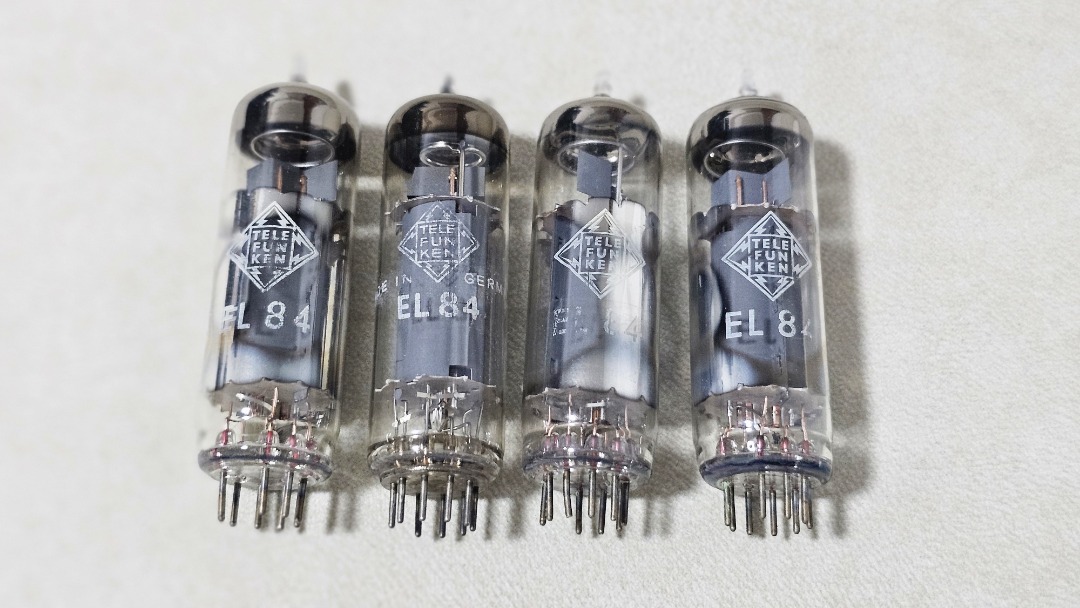 Telefunken EL84 vintage tubes NOS, Audio, Other Audio Equipment on ...