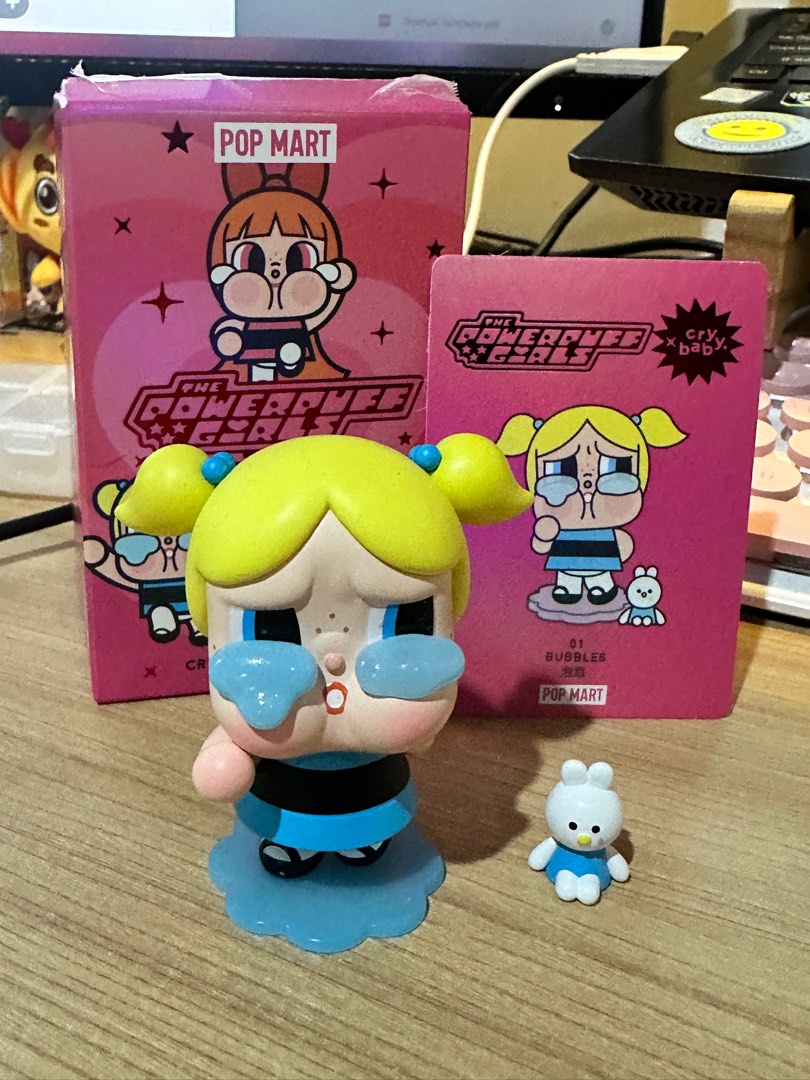 The PowerPuff Girls x Cry Baby Figurine Bubbles, Hobbies & Toys, Toys ...
