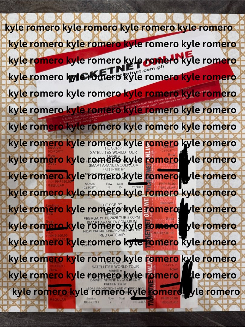 THE SCRIPT MANILA, Tickets & Vouchers, Event Tickets on Carousell