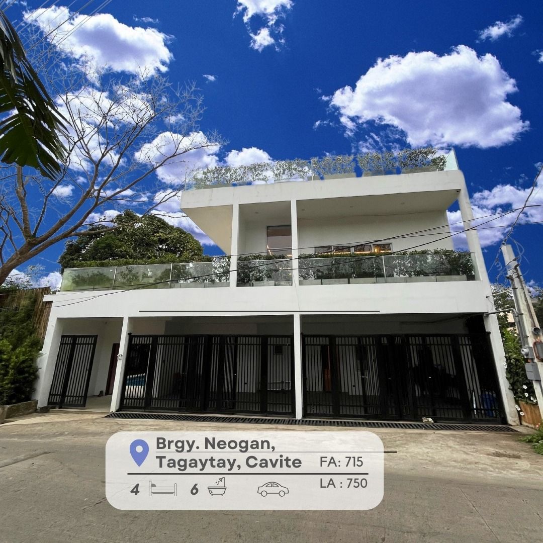 TWO-STOREY WITH A ROOFTOP HOUSE FOR SALE IN NEOGAN TAGAYTAY, Property ...