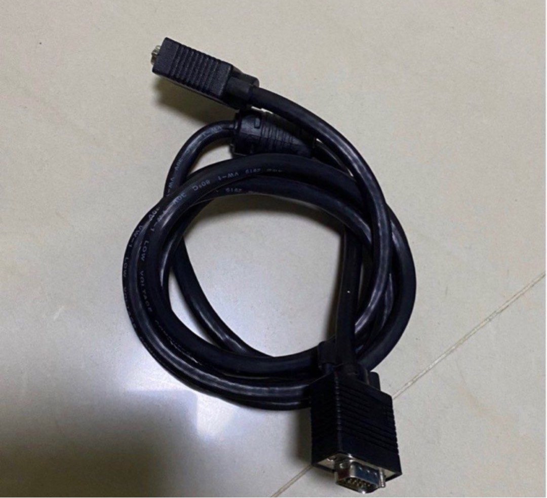 VGA cable, Computers & Tech, Parts & Accessories, Cables & Adaptors on ...