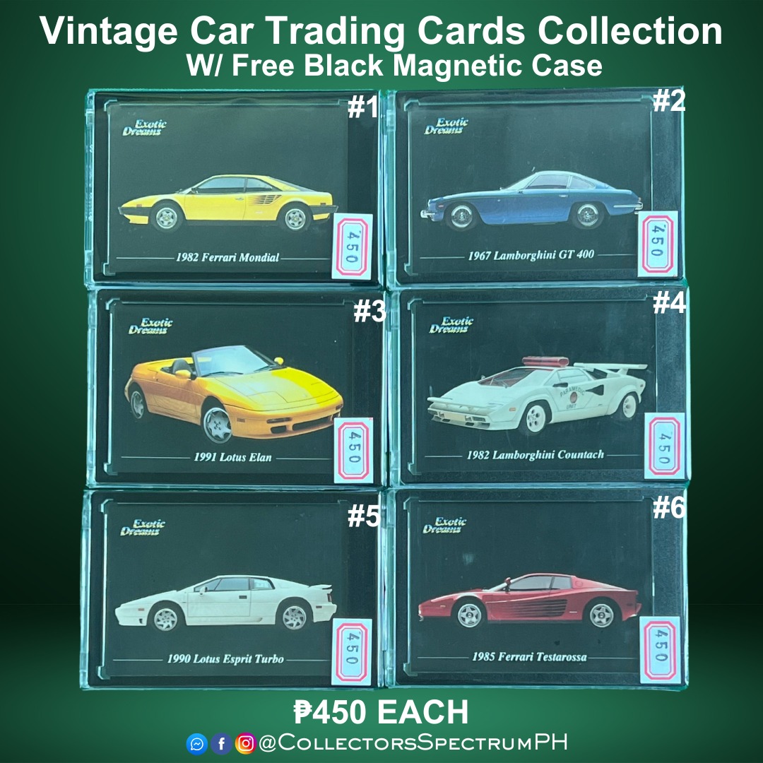 Vintage Car Trading Cards Mark Collections, Hobbies & Toys, Toys ...