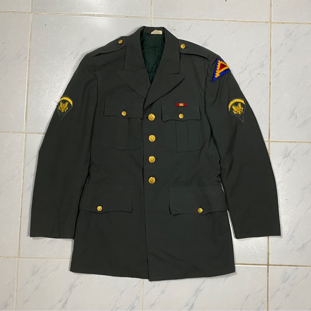 Vintage Military officer Coat jacket, Men's Fashion, Coats, Jackets and ...