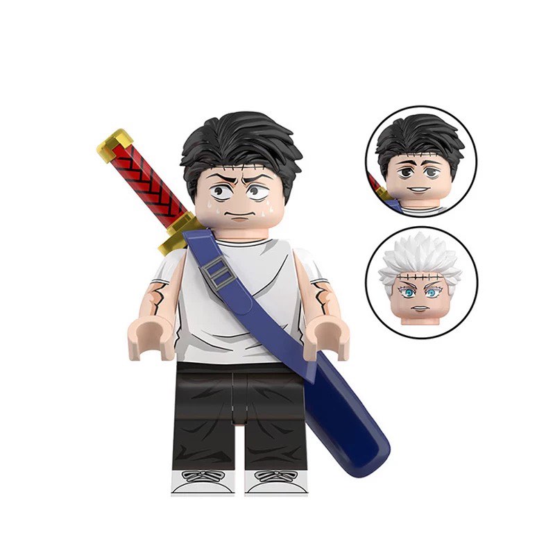 Yuta/Gojo Lego Brick Figurine, Hobbies & Toys, Toys & Games on Carousell