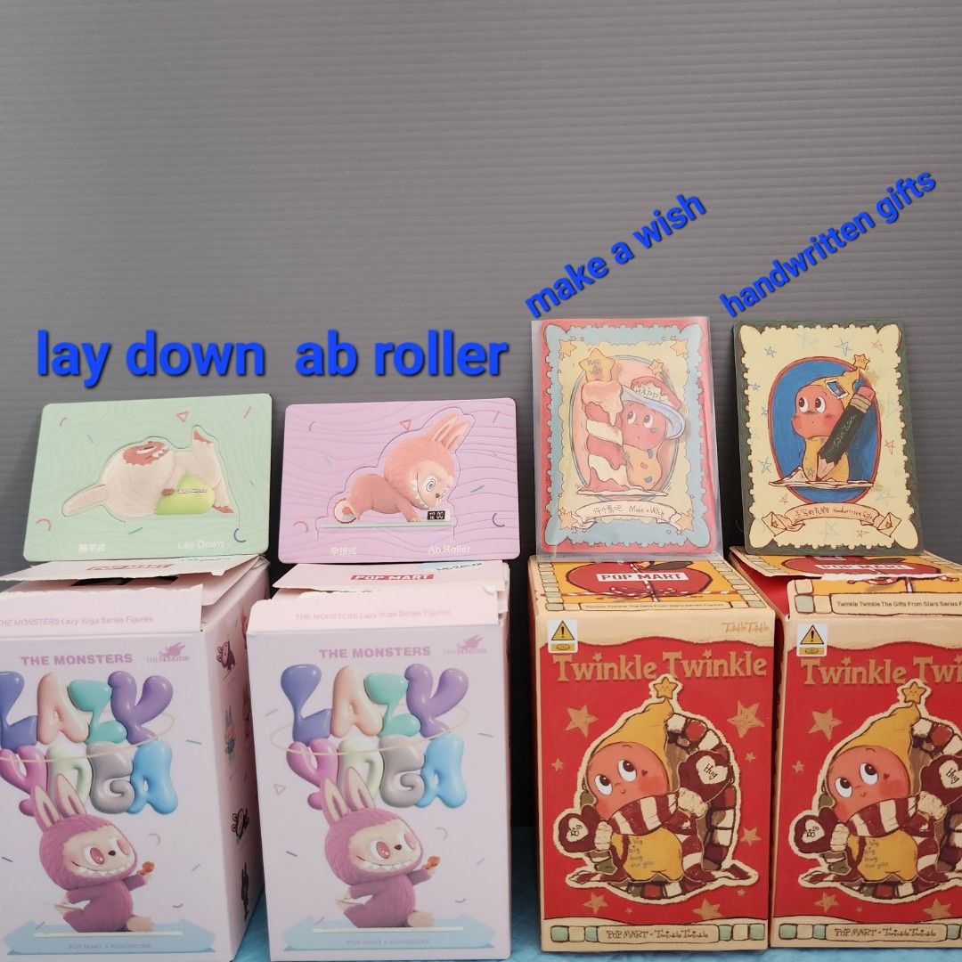 $10 CLEARANCE Assorted POPMART Blind Boxes - Finding Mokoko, Yoga ...