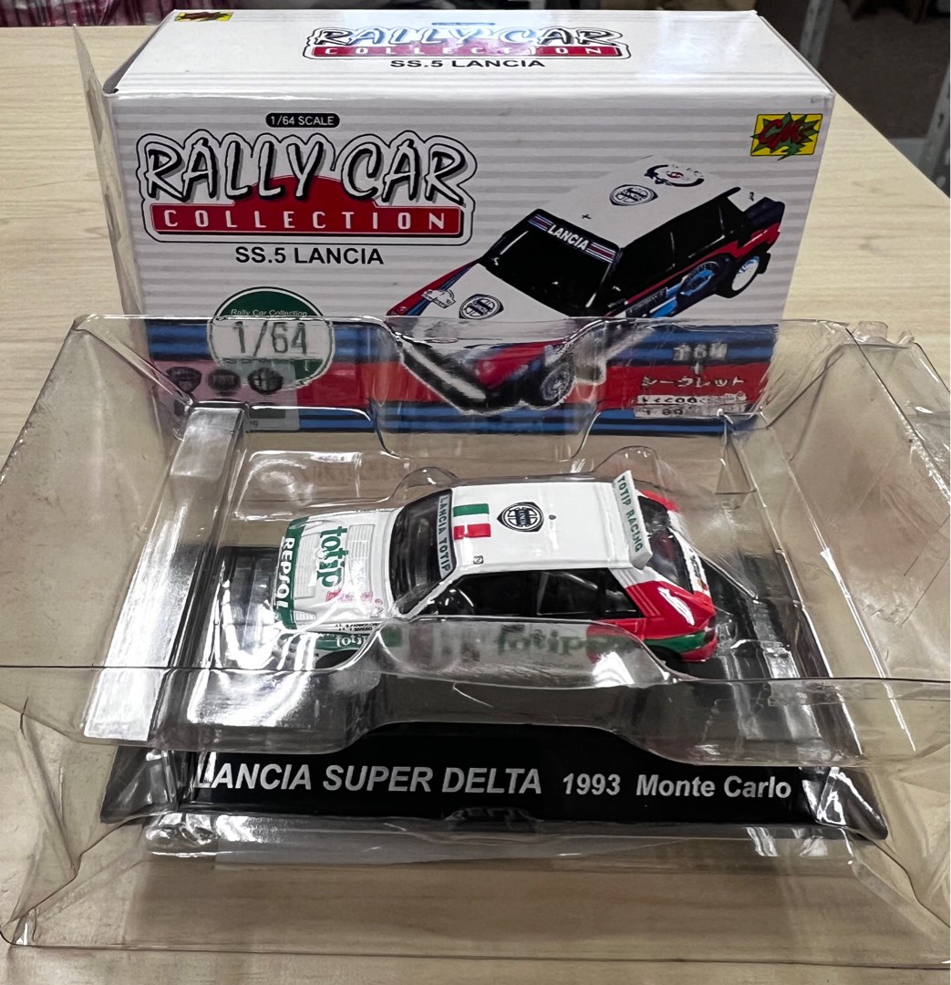 1/64 CMS Rally Car Collection SS5 Lancia SUPER DELTA 1993 Monte Carlo ...