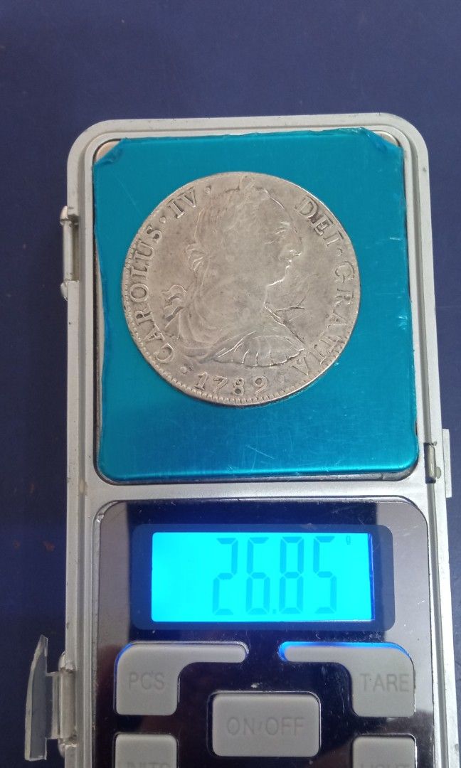1789 Carolus 4 Mexican 8 reales silver coin, Hobbies & Toys ...