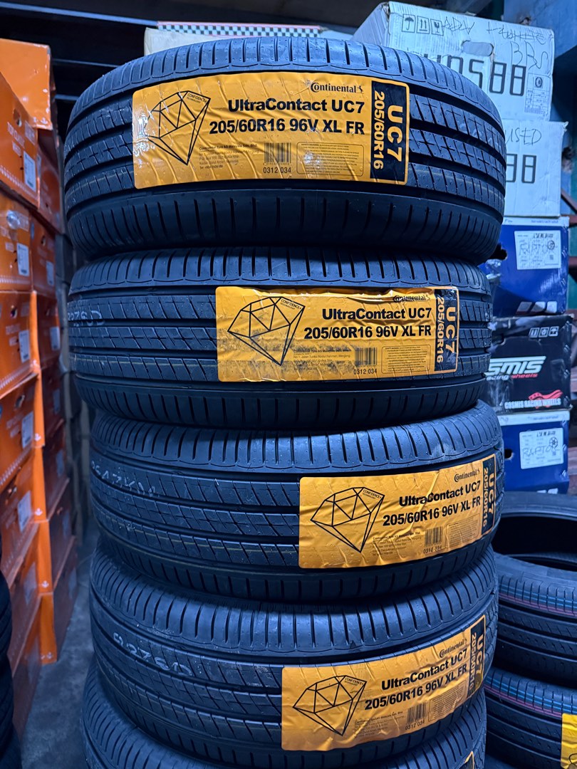 205-60-r16 Continental Ultra Contact UC7 Brandnew tire, Car Parts ...