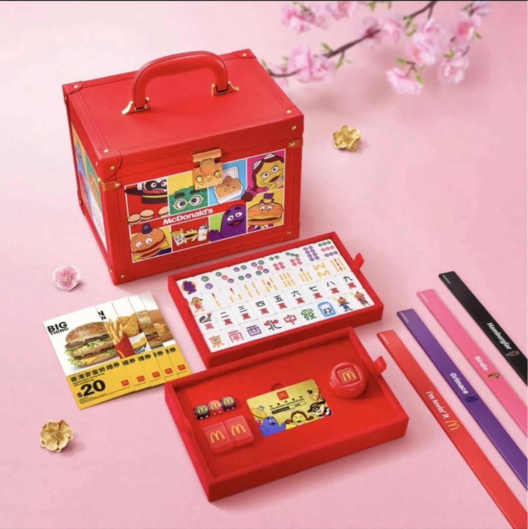 50th Hong Kong Anniversary MacDonald Mahjong Set, Hobbies & Toys, Toys ...