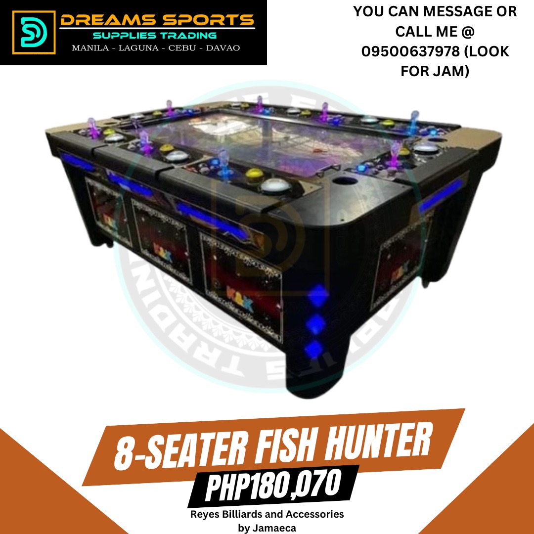 8-SEATER FISH HUNTER ARCADE MACHINE, Sports Equipment, Other Sports ...