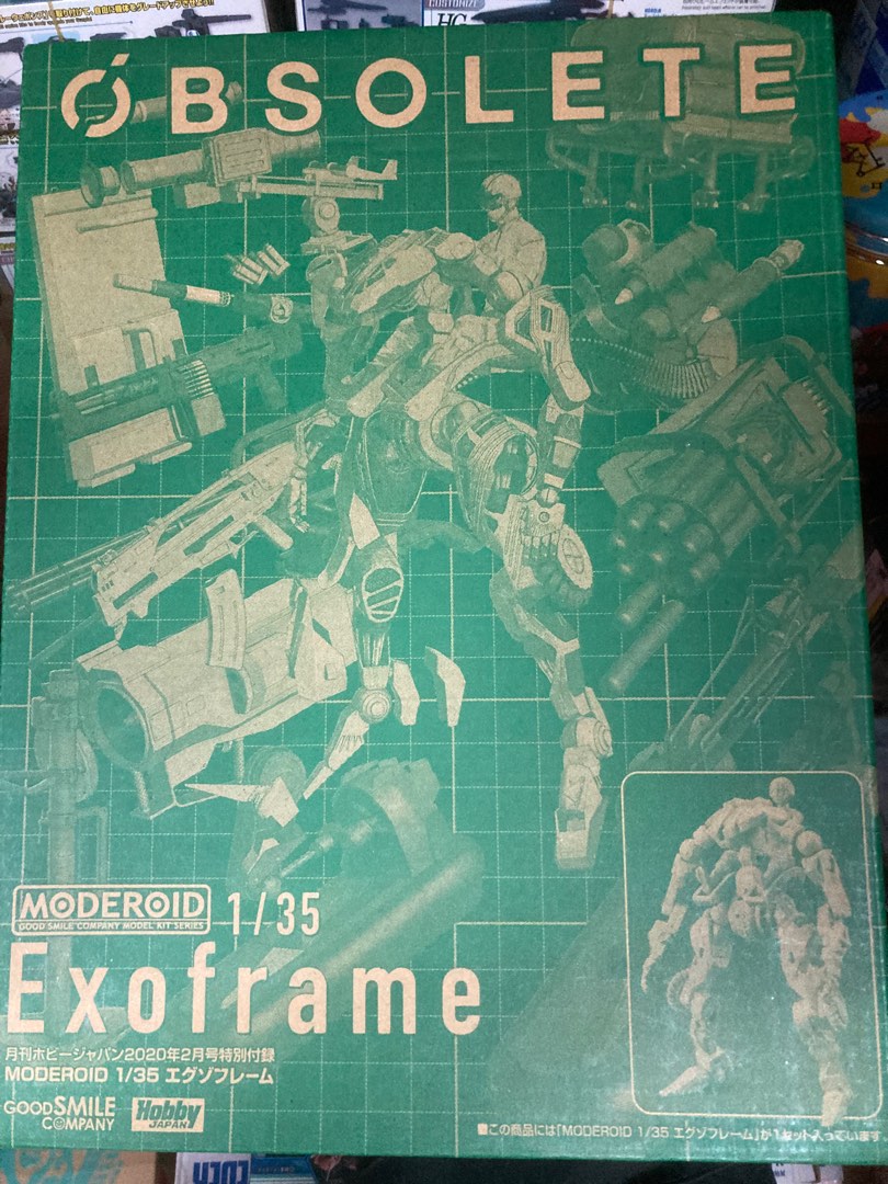 《虛淵玄 原創3DCG 機械人動畫》OBSOLETE MODEROID模型 EXOFRAME(Enhanced Xenobiological ...