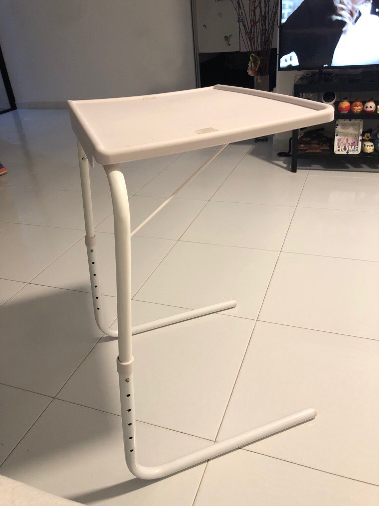 Adjustable Height Foldable Bedside Counter Multi Purpose Minimalist ...