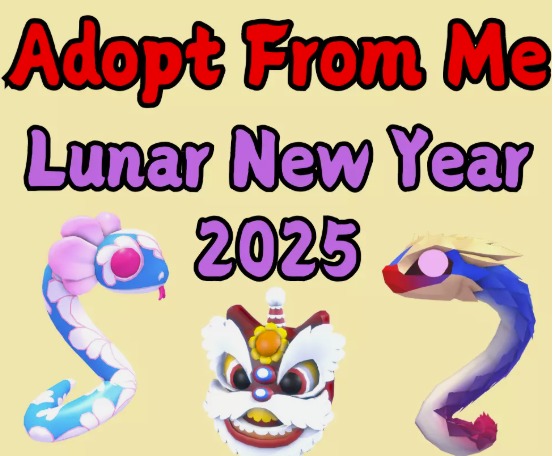 Adopt Me roblox- Lunar New Year 2025 - Prism Snake - Blossom Snake ...