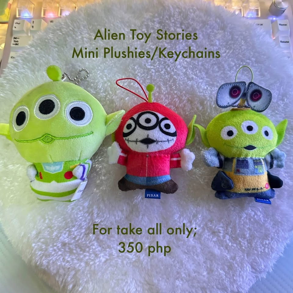 Alien Toy Story Mini Plushies/Keychains, Hobbies & Toys, Toys & Games ...