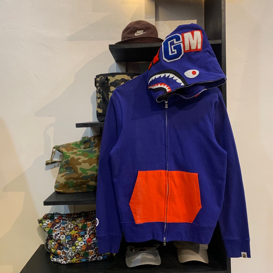 Bape shark union jack full zip, Men's Fashion, Activewear on Carousell