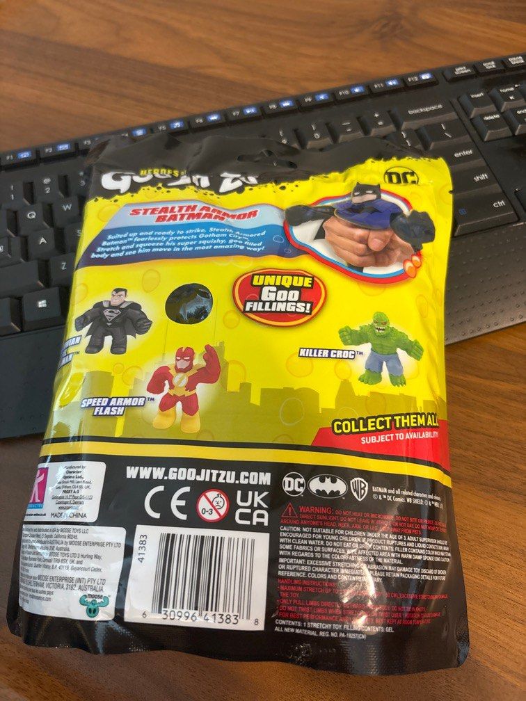 Batman DC Goo jit Zu stealth armor + Logitech keyboard, Hobbies & Toys ...