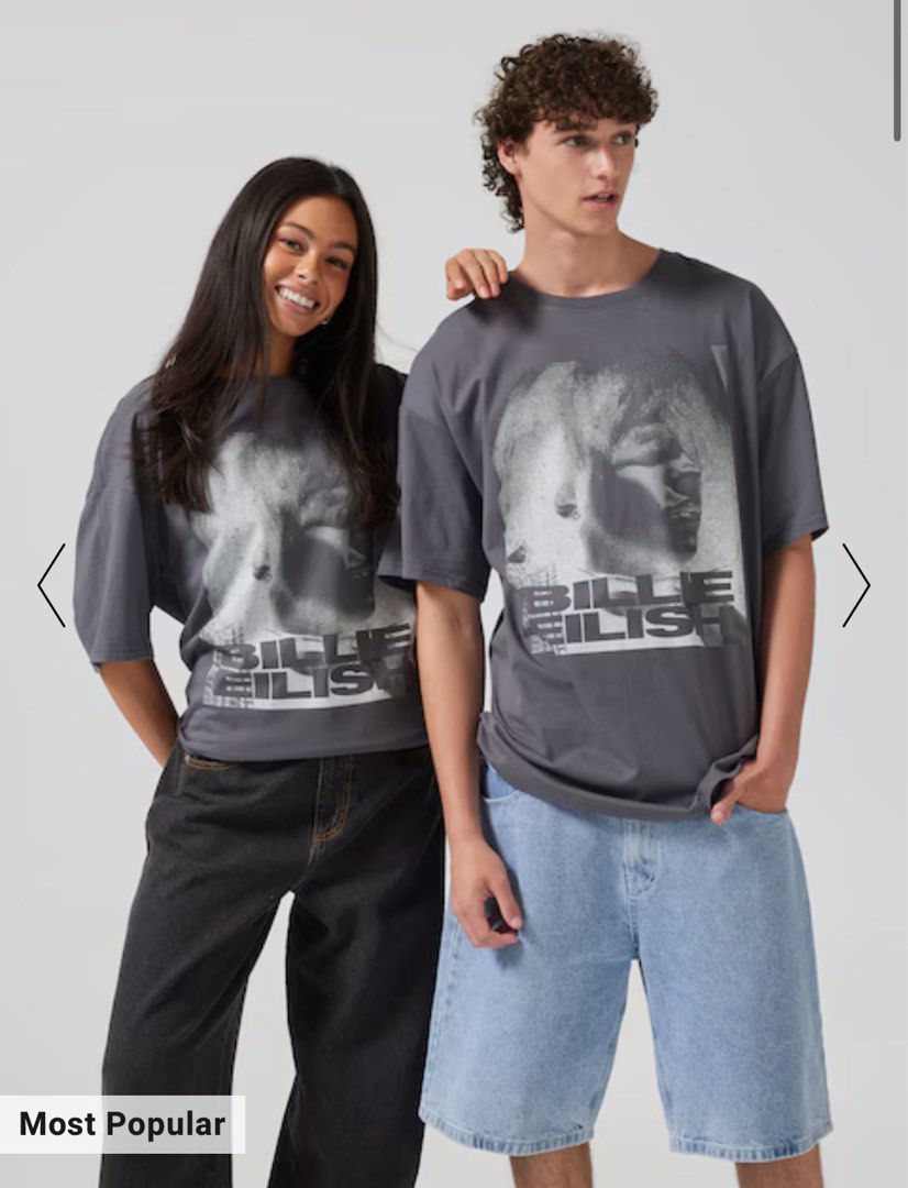 Billie Eilish Jay Jays Merch, Women's Fashion, Tops, Shirts on Carousell