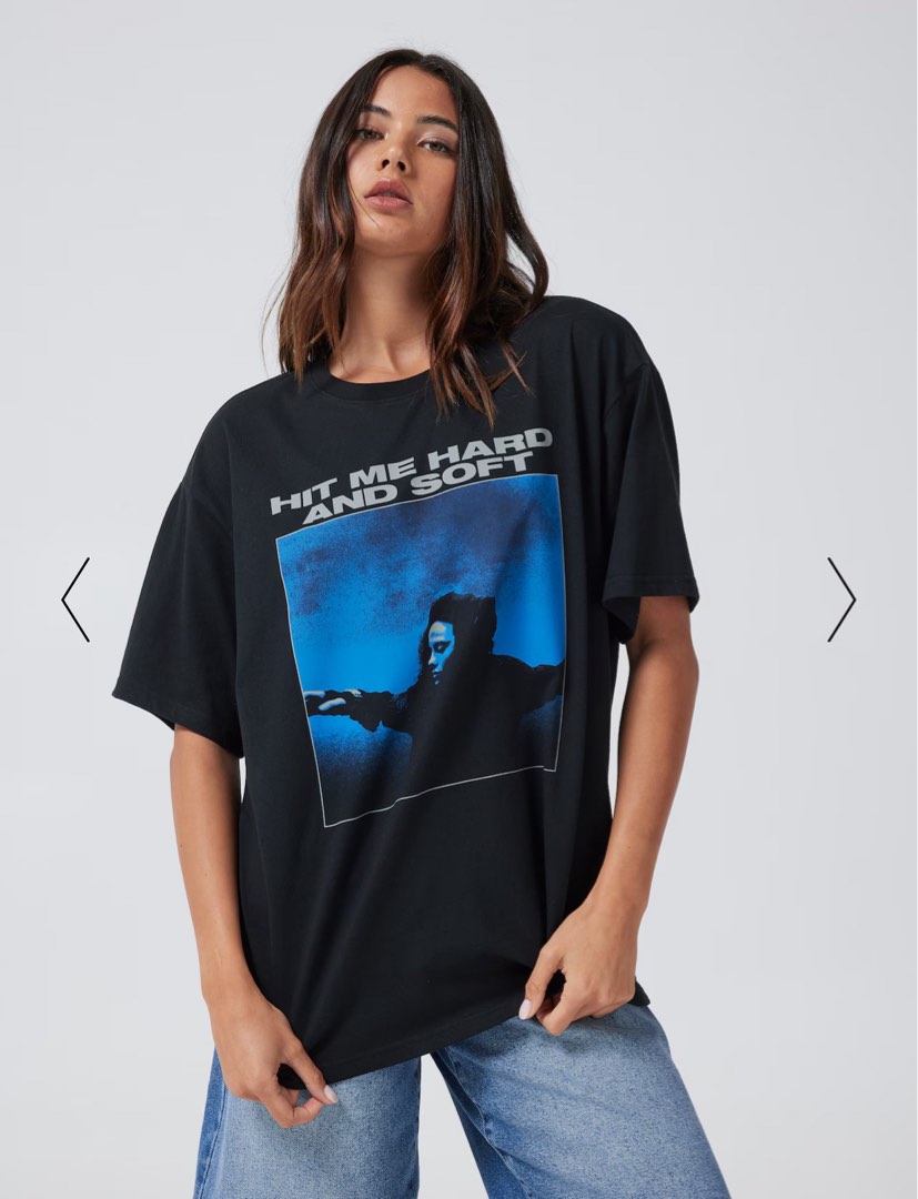 Billie Eilish Jay Jays Merch, Women's Fashion, Tops, Shirts on Carousell