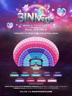 BINIverse World Tour 2025, Tickets & Vouchers, Event Tickets on Carousell