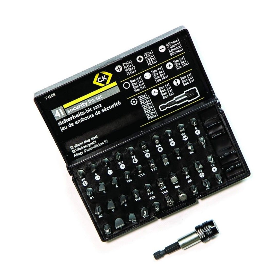 Brand New CK Driver / Screwdriver Bit Set 41 Pieces, Clutch, Phillips ...