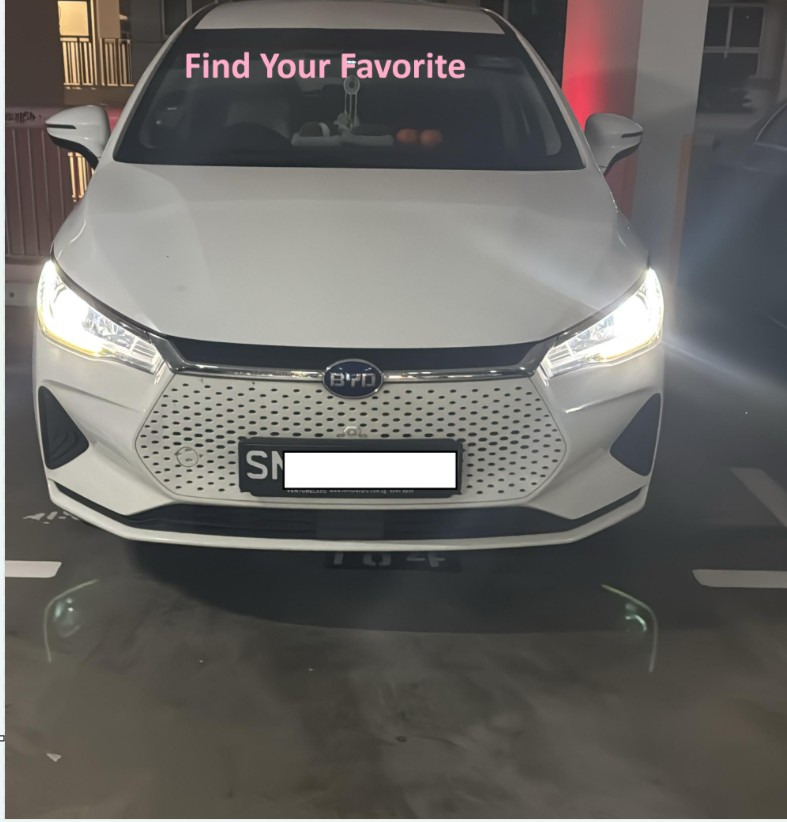 BYD e6(basic model) H7 led headlight bulb 4000LUMEN 6000kelvin clear ...