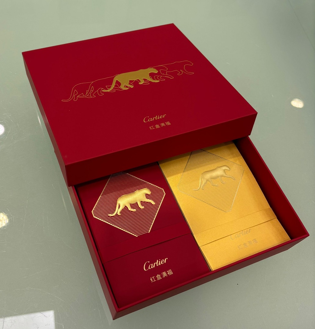 Cartier Panther Red Packet Angbao, Luxury, Accessories on Carousell