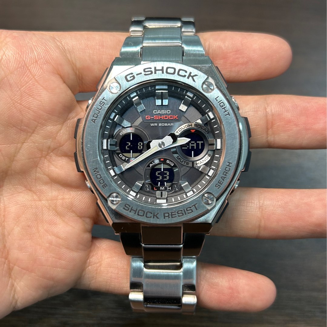 Casio G-Shock G-Steel GST-S110D-1A Full Metal Men Watch, Men's Fashion ...