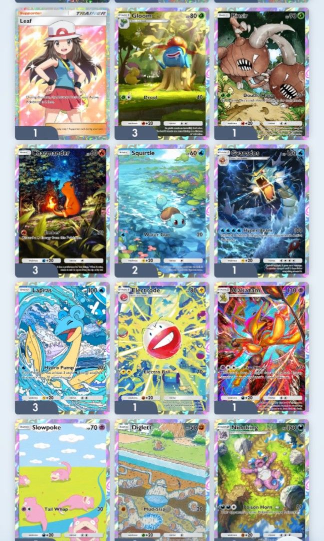 COMPLETE BASE SET GENETIC APEX and MYTHICAL ISLAND Pokemon TCG Pocket ...