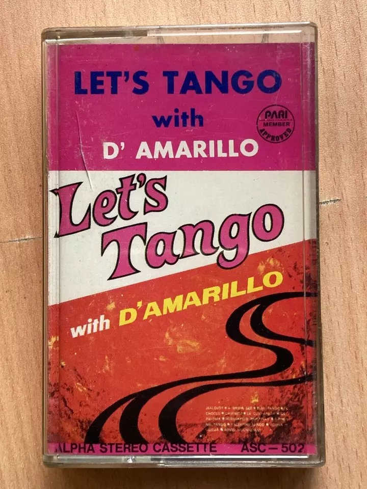 D' AMARILLO Let's Tango OPM Tagalog Philippines Cassette, Hobbies ...