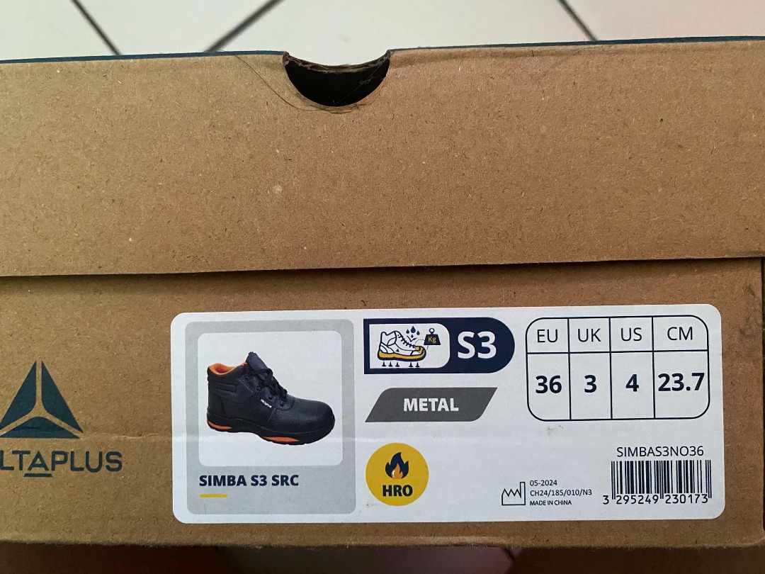 DeltaPlus Simba S3 SRC Safety Shoes, Luxury, Sneakers & Footwear on Carousell