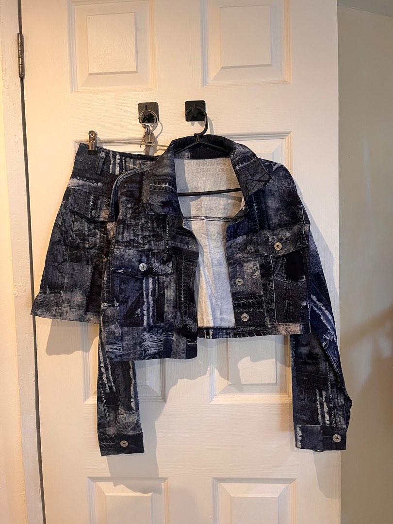 Denim Jacket and Skirt coords/set, Women's Fashion, Dresses & Sets ...