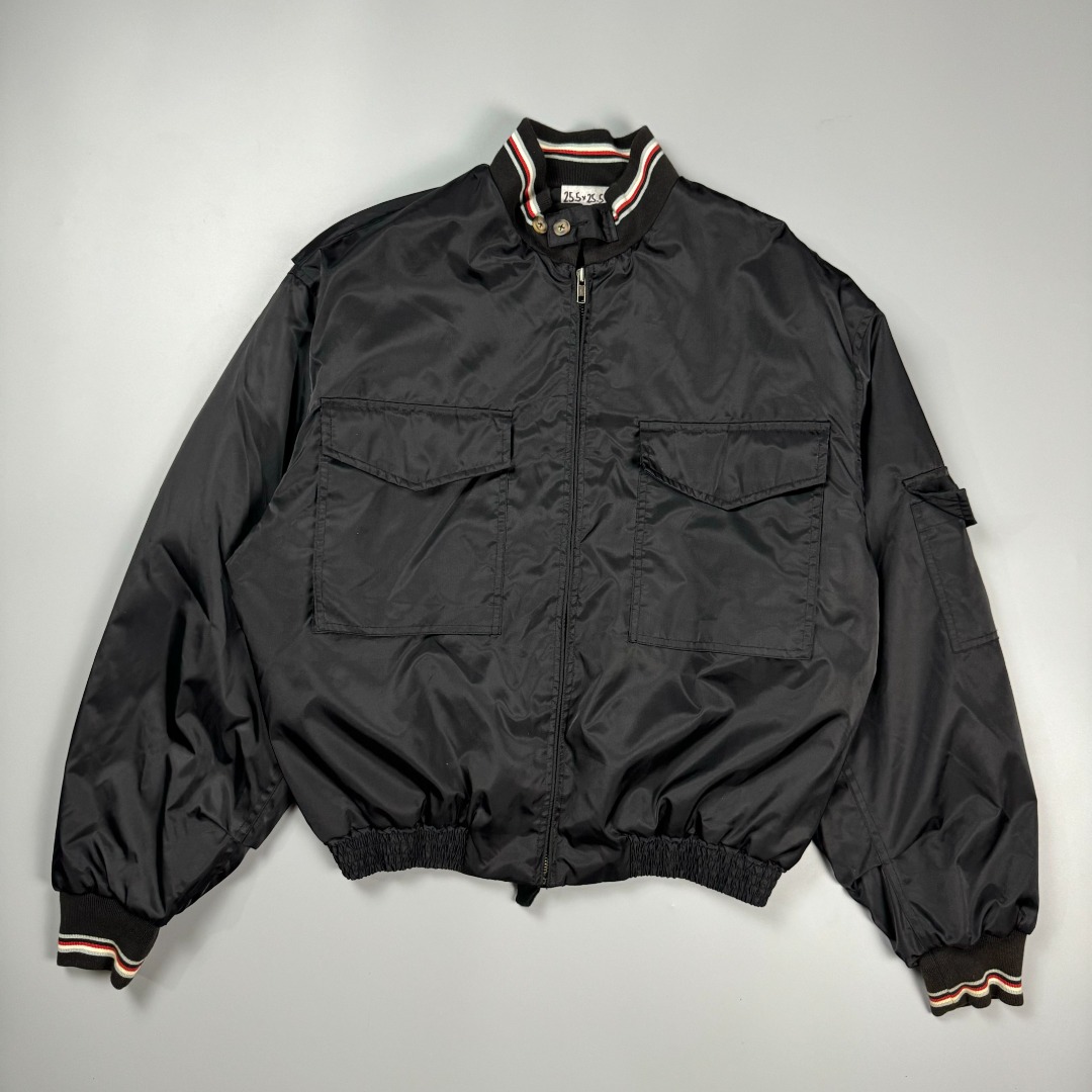 DOUBLE RALPH LAUREN BOMBER JACKET, Luxury, Apparel on Carousell